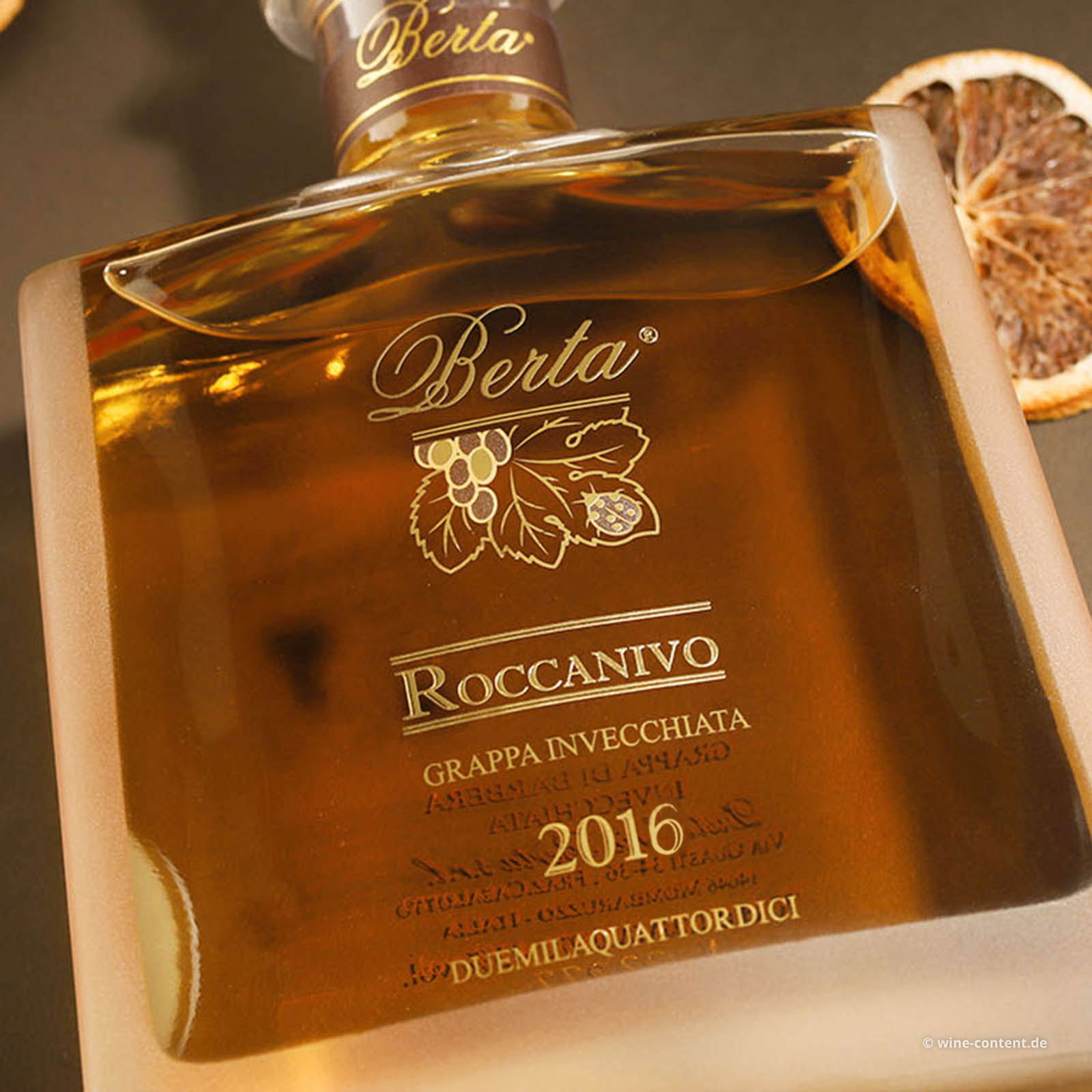 Berta Distillerie - Grappa Roccanivo 2016 (Barbera)