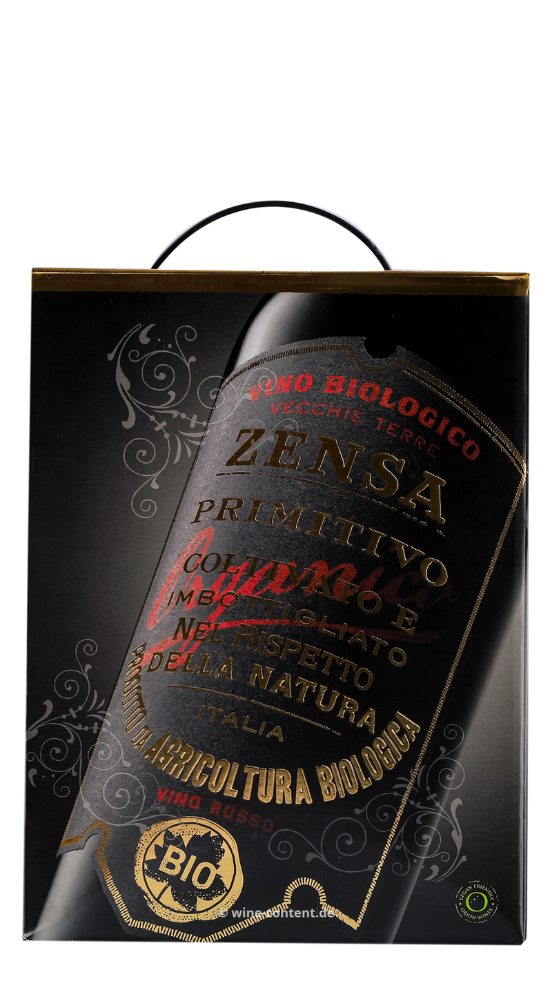 Zensa - 3 L Primitivo 2024 Bio Bag in Box