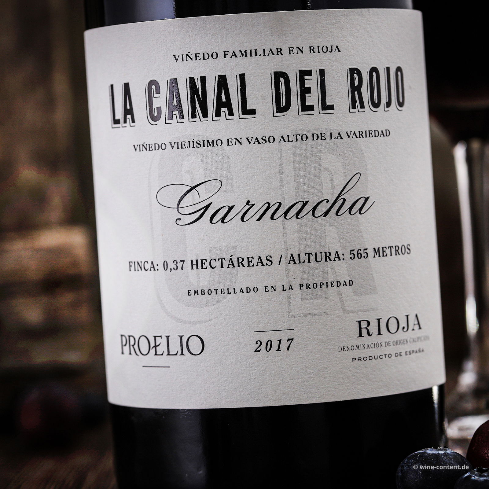 Proelio - Rioja 2017 Garnacha La Canal del Rojo