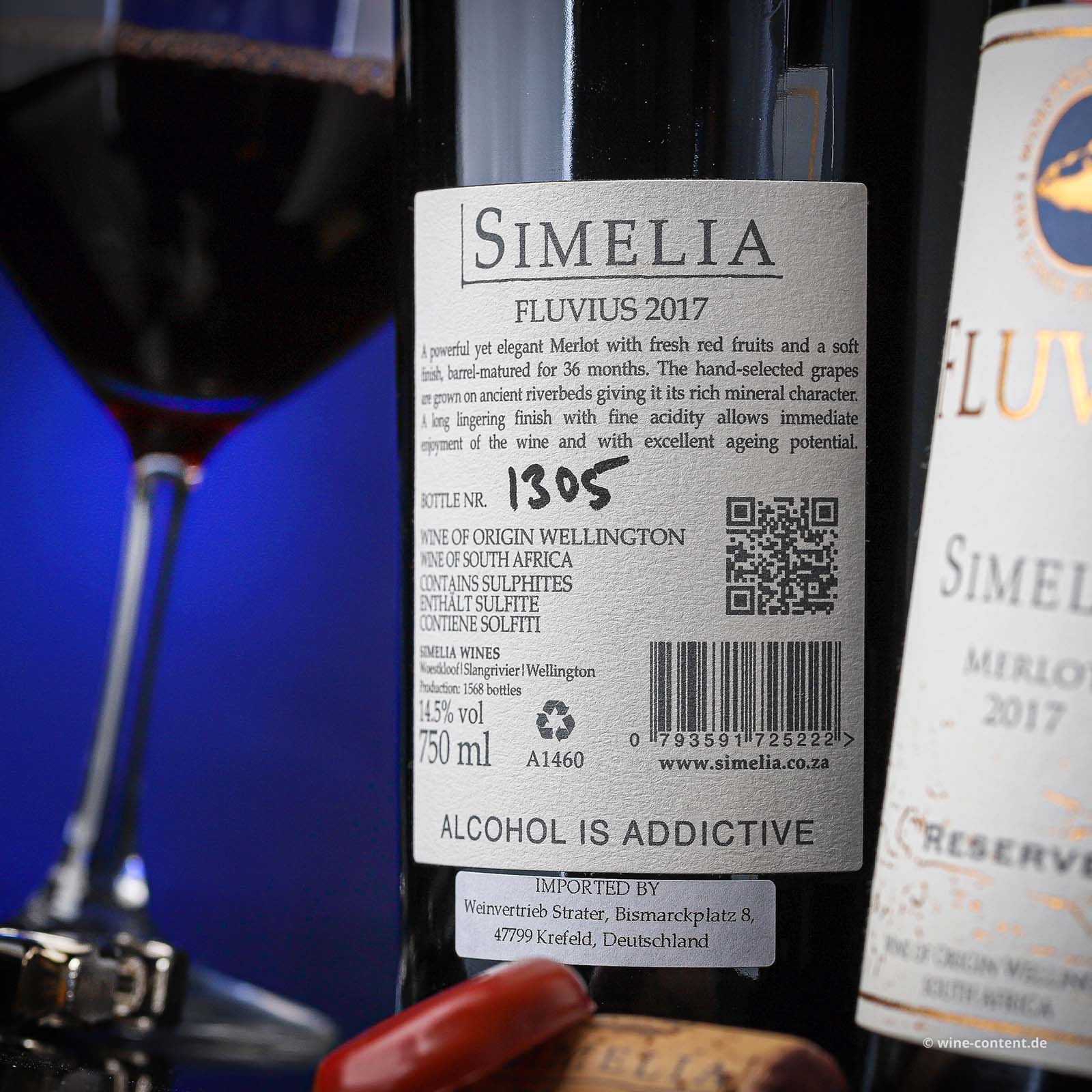 Woestkloof - Merlot Reserve 2017 Fluvius
