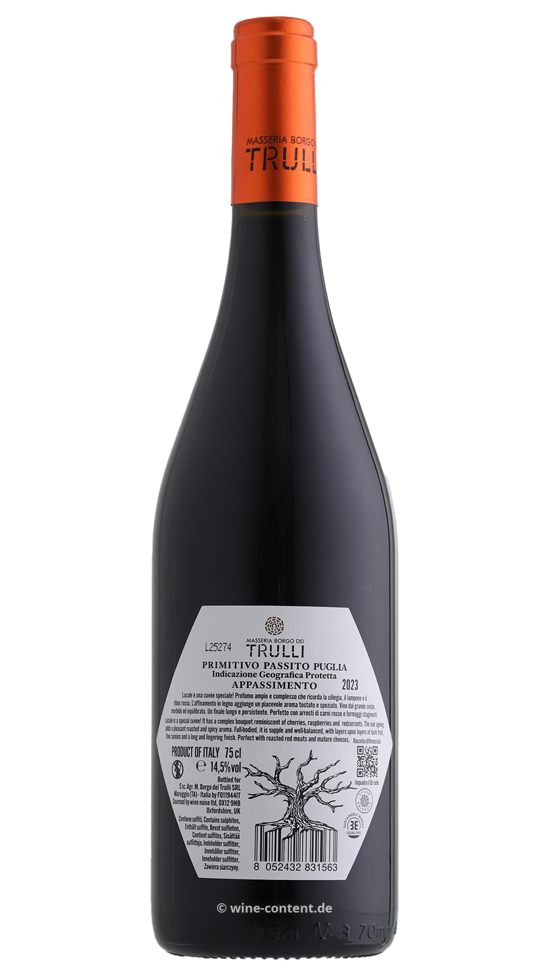 Borgo dei Trulli - Primitivo Appassimento 2023 Lucale