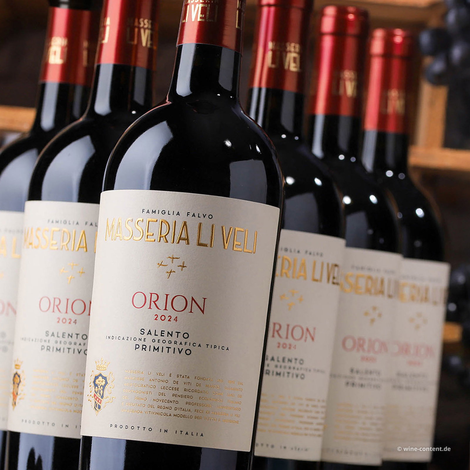 Masseria Li Veli - 6er-Sparpaket Primitivo Salento 2024 Orion