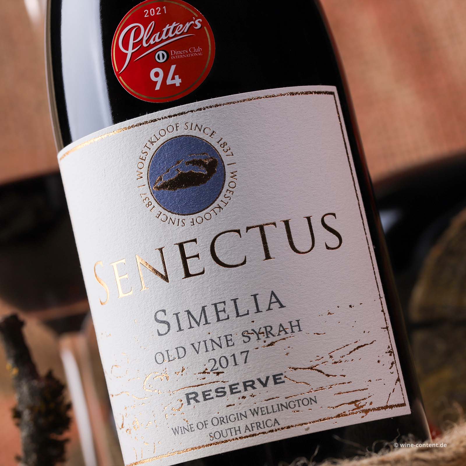 Woestkloof - Syrah Reserve 2017 Senectus