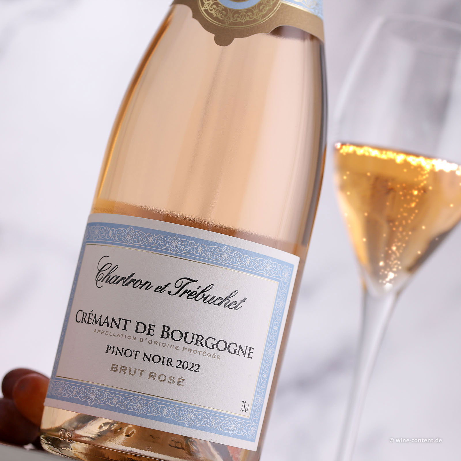 Chartron et Trébuchet - Crémant de Bourgogne Rosé Pinot Noir 2022 Brut
