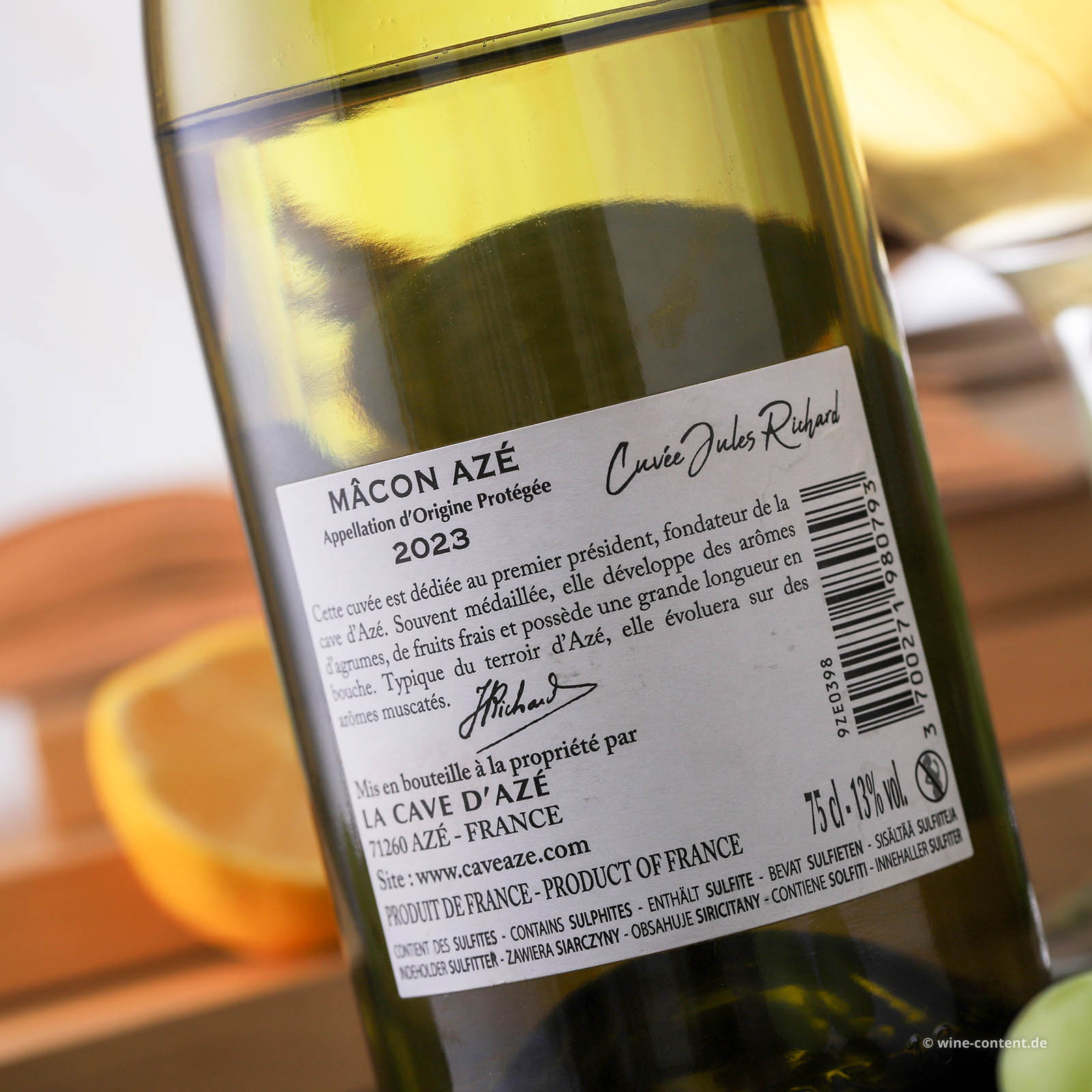 Compagnie de Burgondie - Mâcon Azé 2023 Cuvée Jules Richard