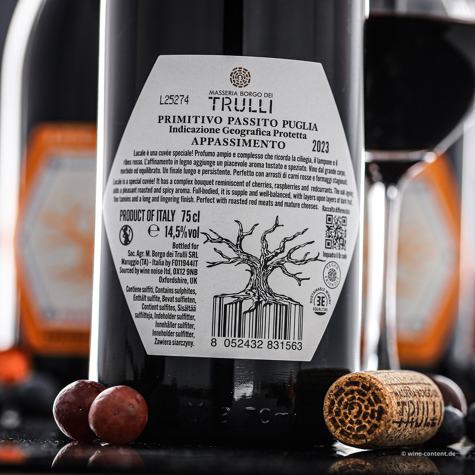 Borgo dei Trulli - 6er-Sparpaket Primitivo Appassimento 2023 Lucale