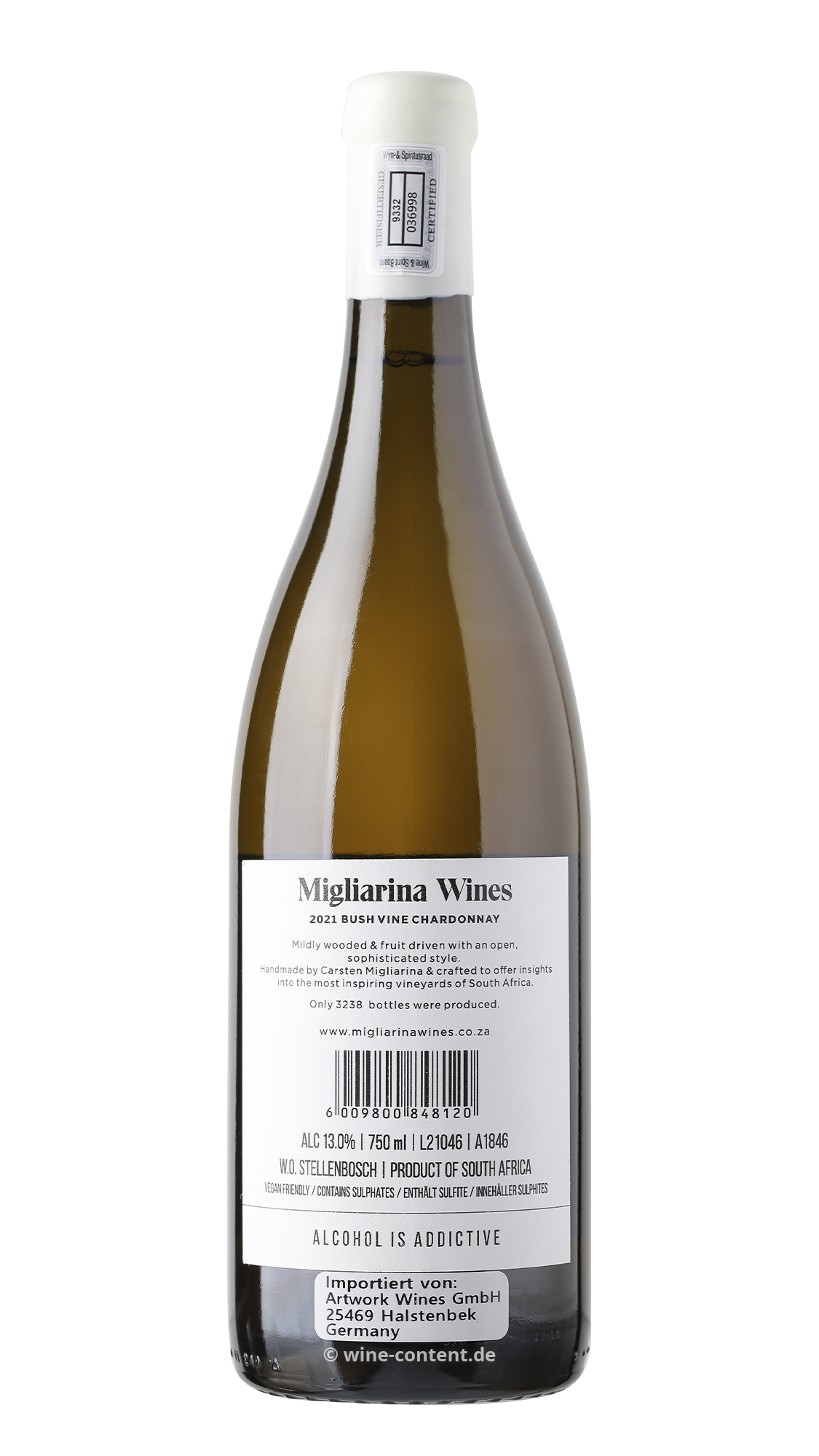 Migliarina - Chardonnay 2021 Bush Vine