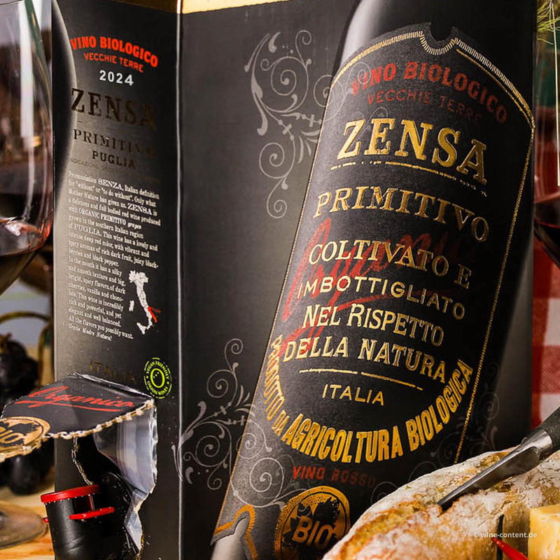 Zensa - 3 L Primitivo 2024 Bio Bag in Box