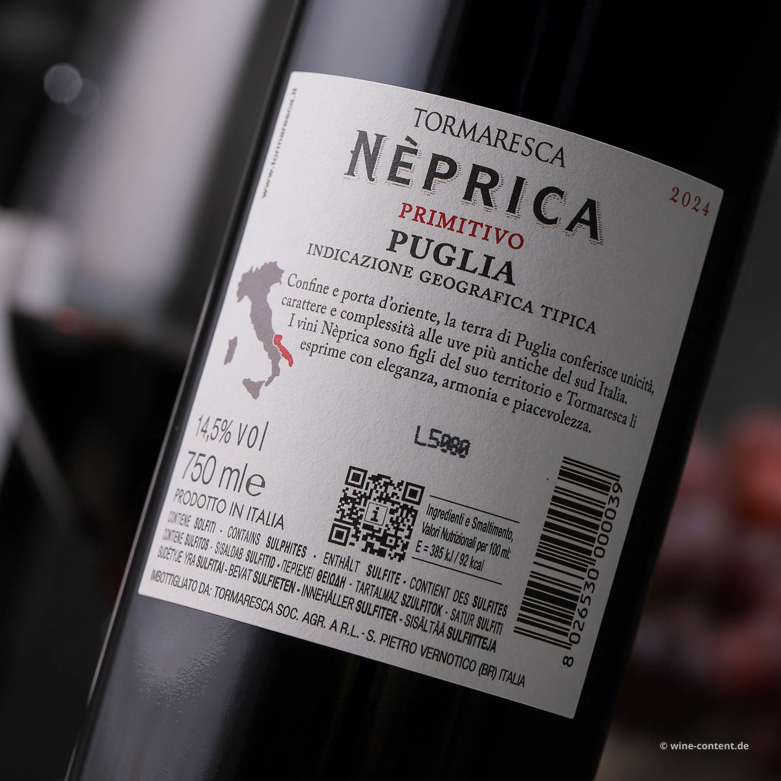 Tormaresca - Primitivo 2024 Neprica