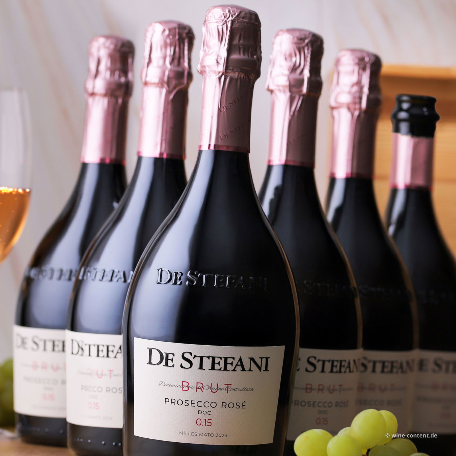 De Stefani - 6er-Sparpaket Prosecco Rosé 2024 0.15 Brut